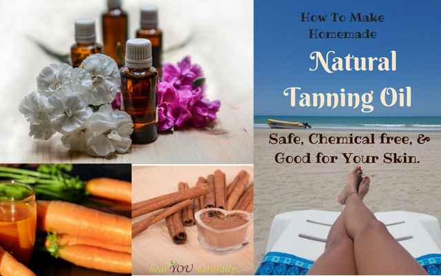 DIY Natural Tanning Oil | HealYOUnaturally